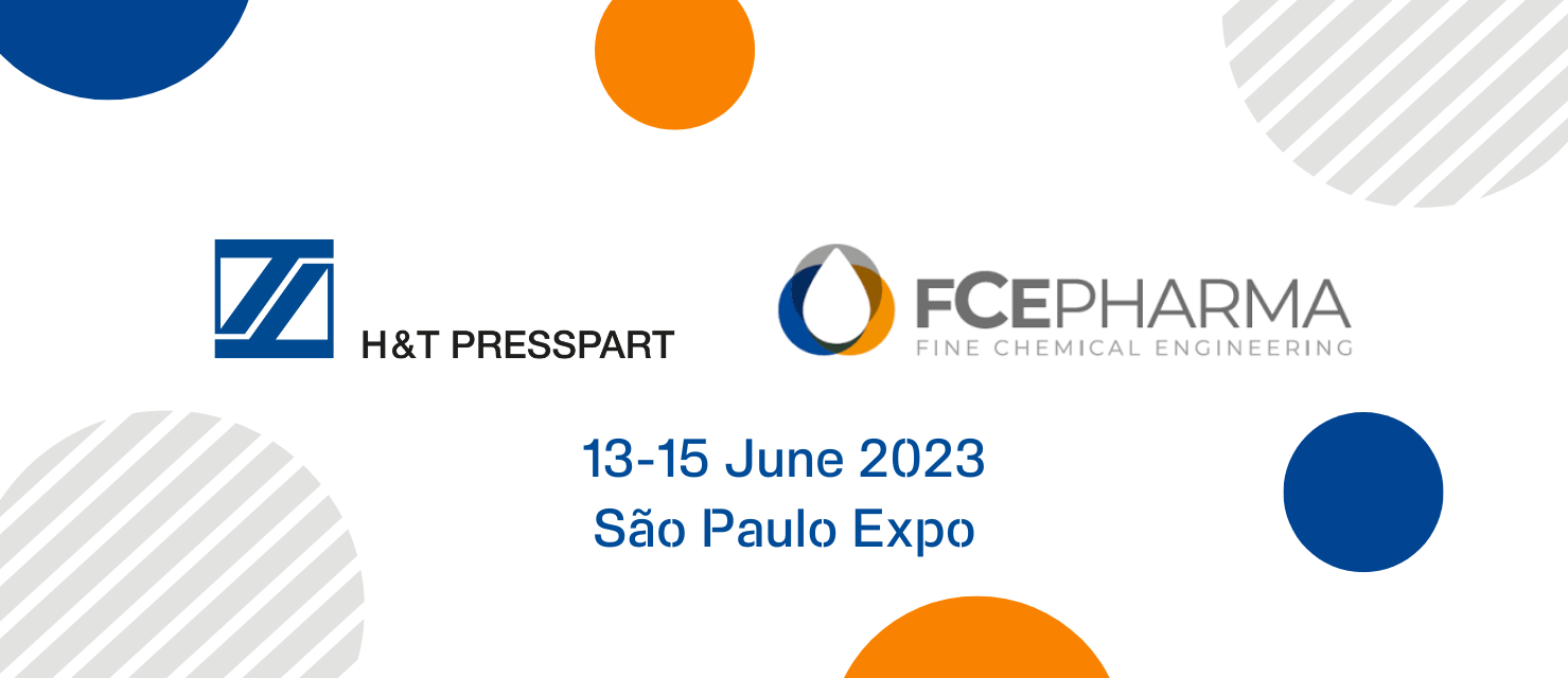 H&T Presspart exhibit at FCE Pharma 2023 - Presspart