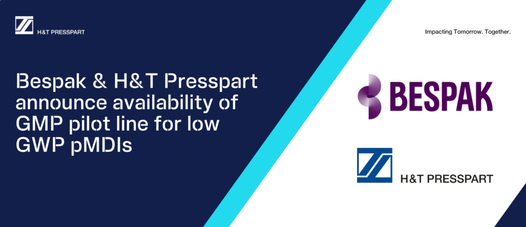 Bespak & H&T Presspart announce availability of GMP pilot line for low ...