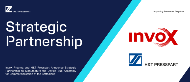 invoX Pharma and H&T Presspart Announce Strategic Partnership